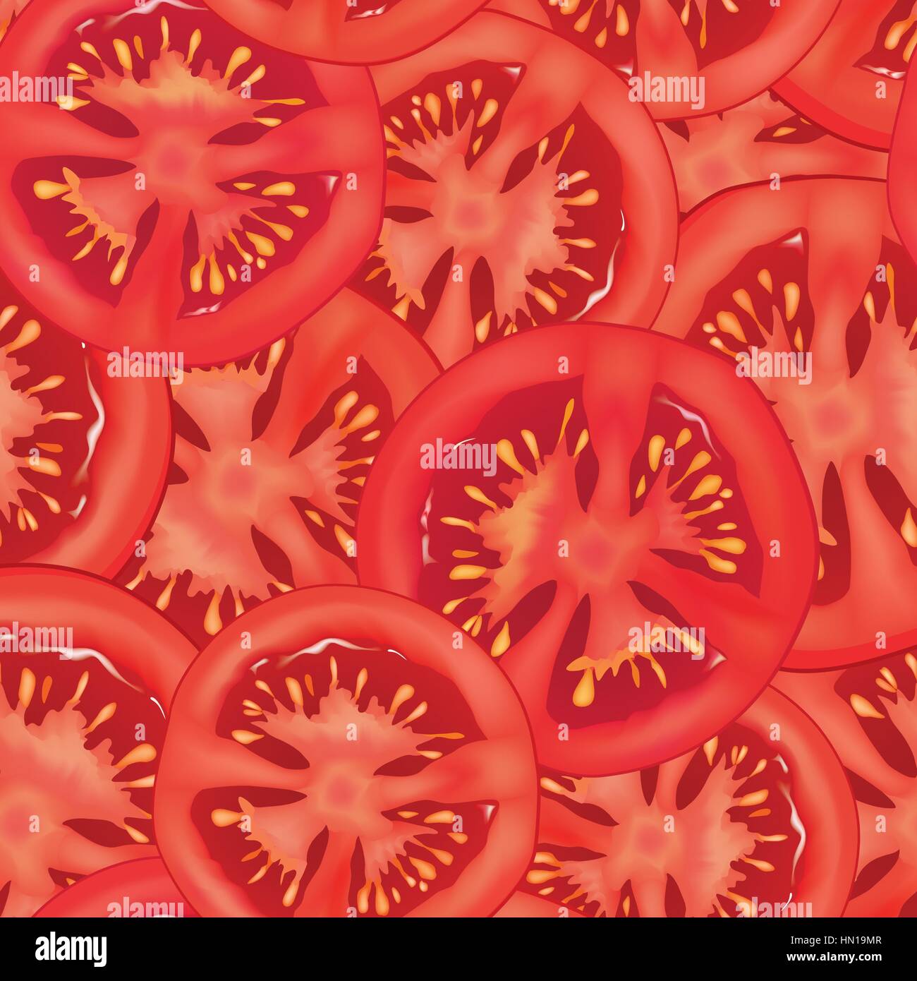 Tomato pattern. Vegetable seamless background. Cook vegan ingredient ...