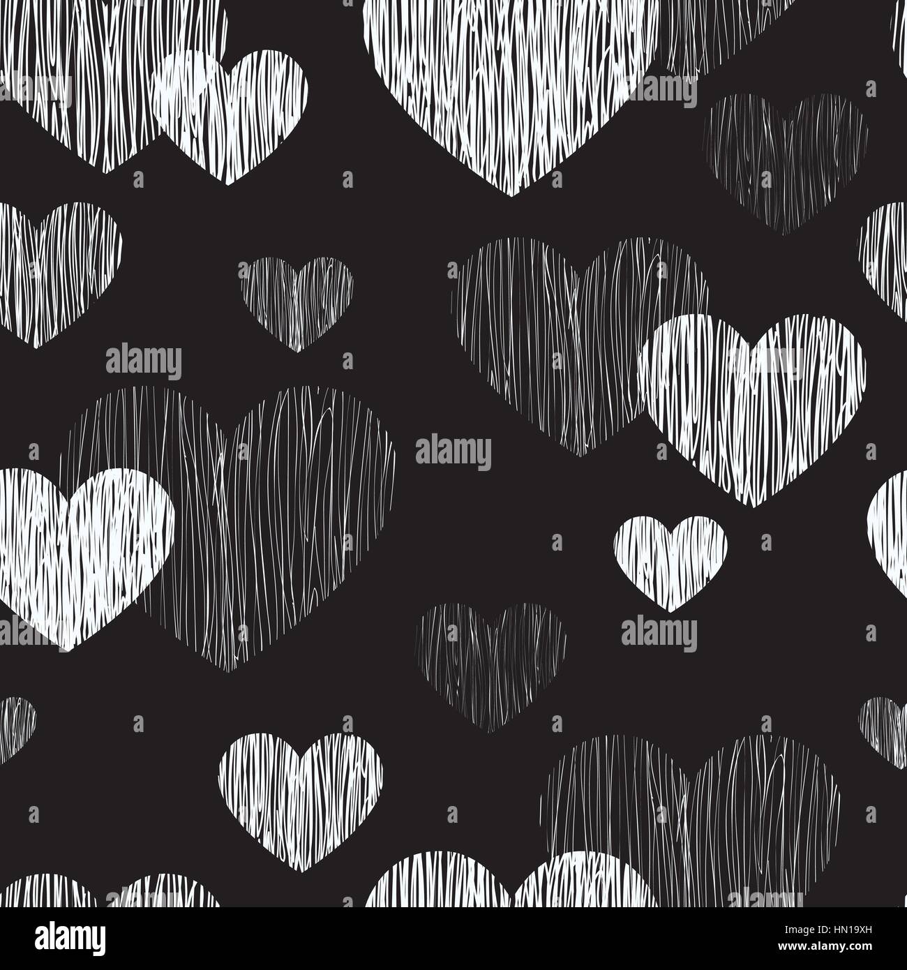 Love Heart Seamless Pattern Happy Valentines Day Wallpaper Love Heart