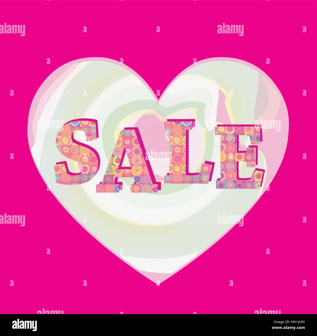 Sale banner. Big summer sale skicker over pink background Stock Vector ...