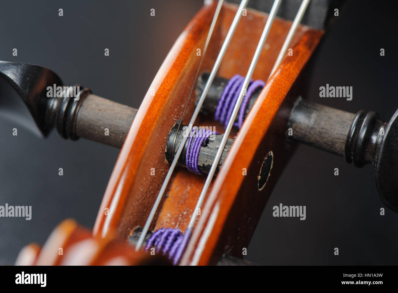 abstract macro shot of classic violin Stock Photo - Alamy