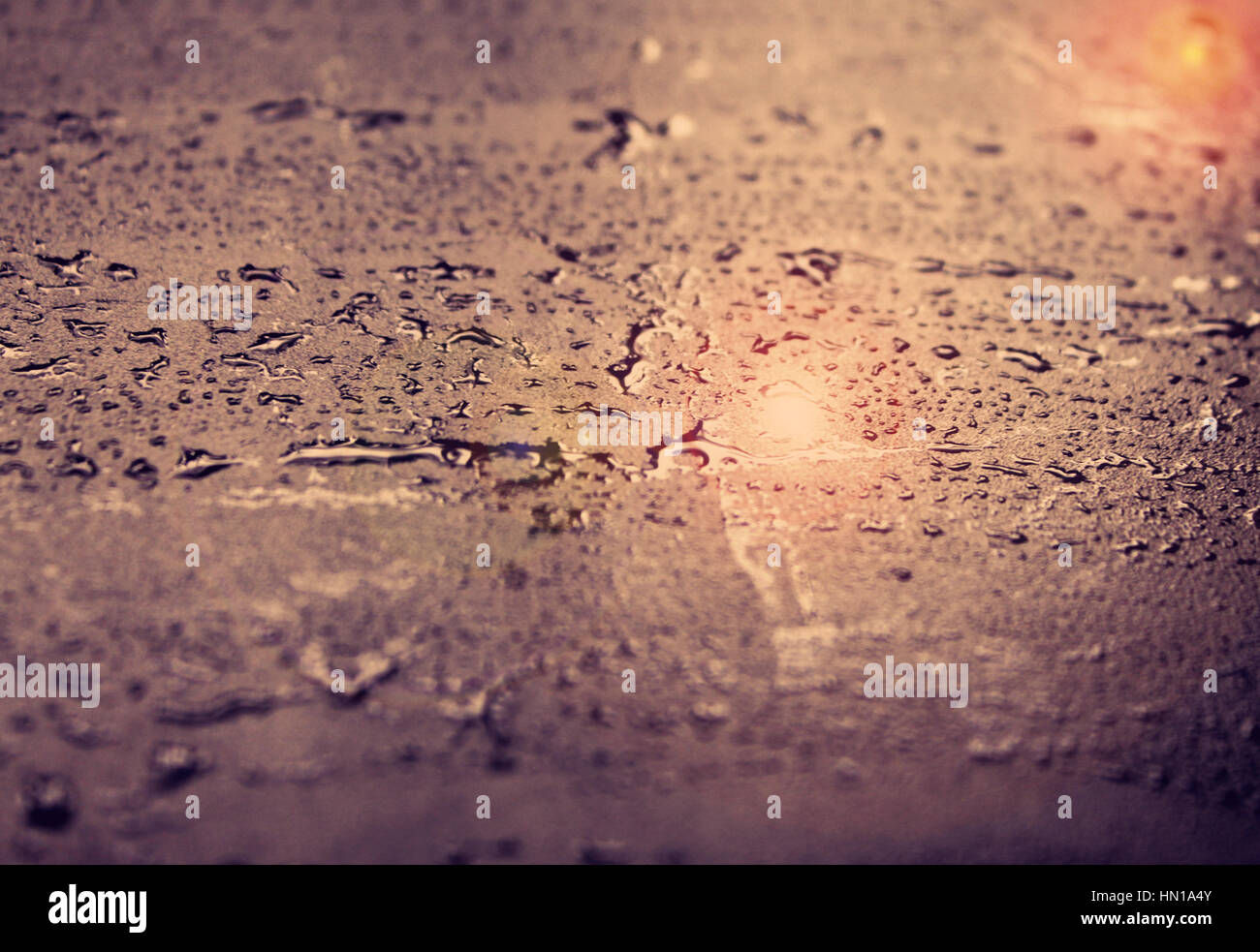 wet iron, water drops design concept, background Stock Photo - Alamy