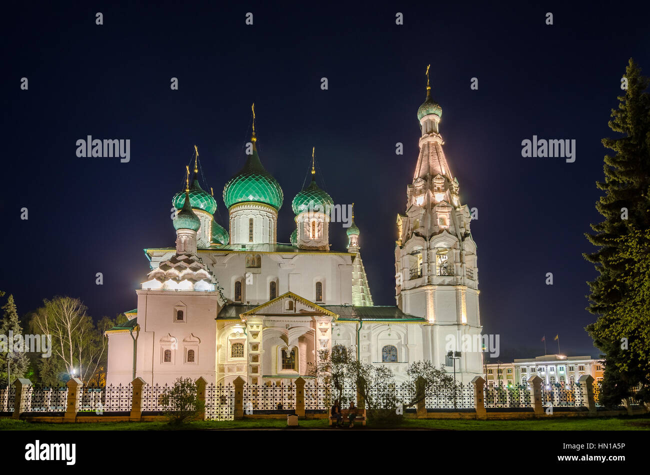 Night view church elijah hi-res stock photography and images - Alamy