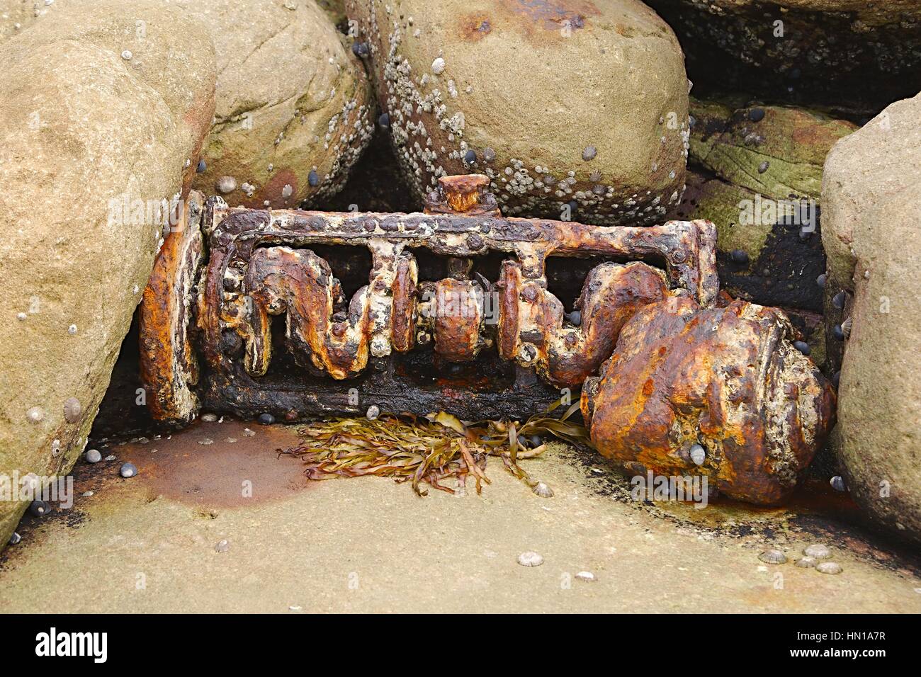 Rusty engine block Stock Photo - Alamy