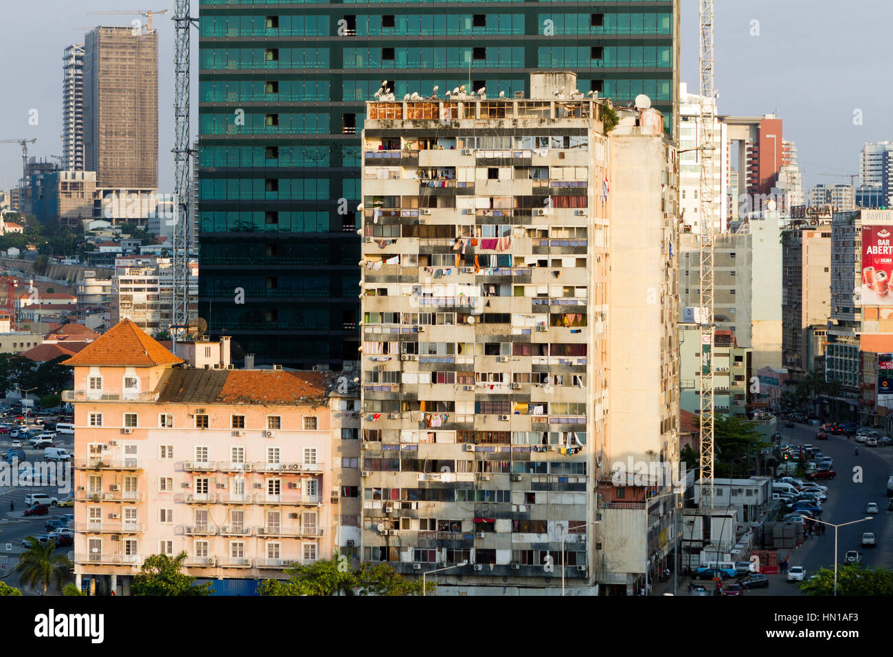Old and new buildings in Luanda, Angola Stock Photo - Alamy