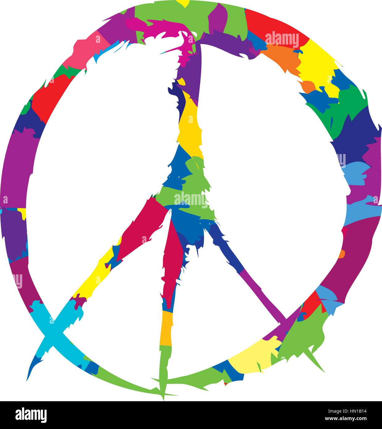 Peace sign. Peace icon. Love & peace label Stock Vector Image & Art - Alamy