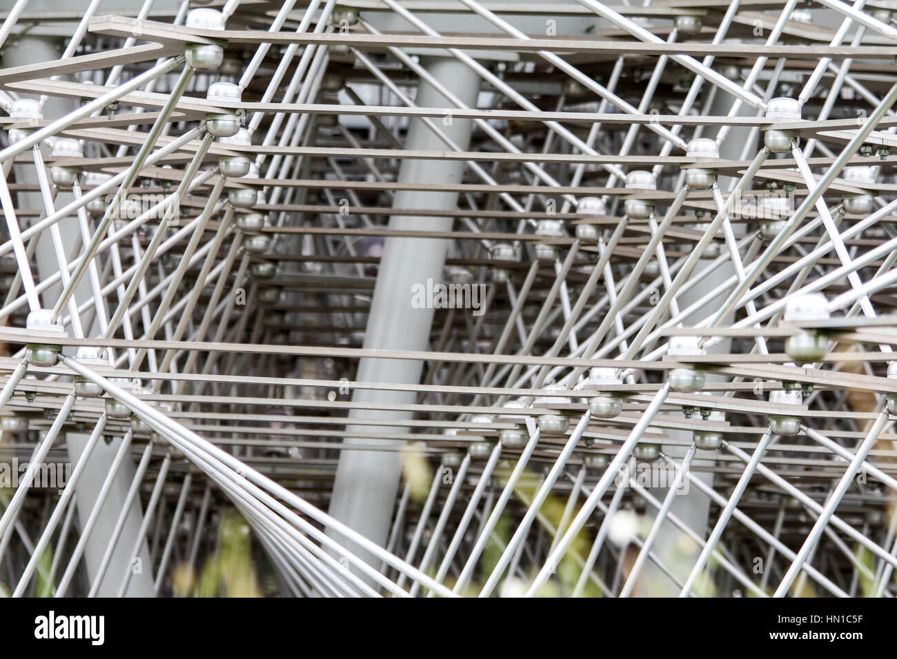 Interesting closeup of metal steel structure architecture Stock Photo ...