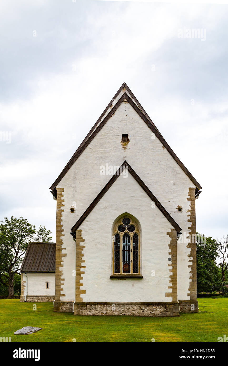 The church of St. Catherine in Karja, Saaremaa, Estonia Stock Photo - Alamy