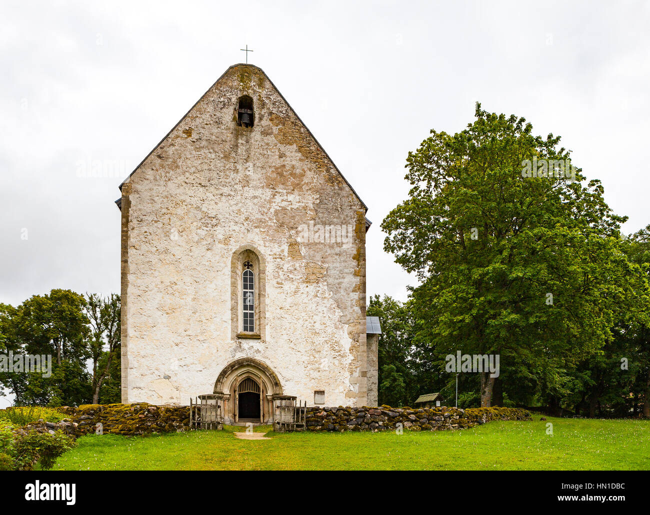 Old Lutheran church in Estonia Stock Photo - Alamy