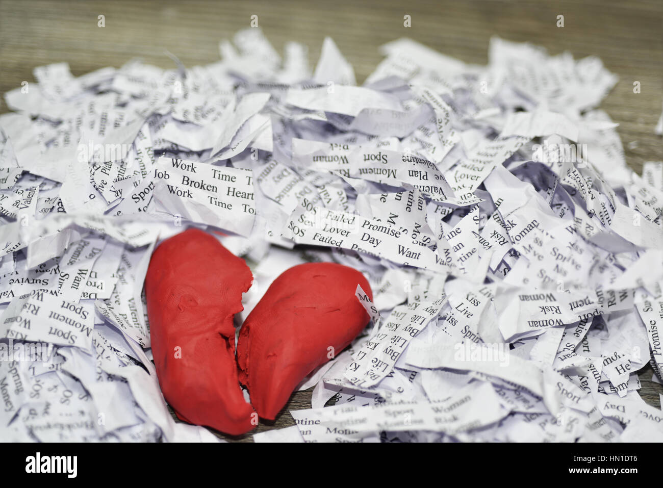 Abstraction of broken relationships Stock Photo - Alamy