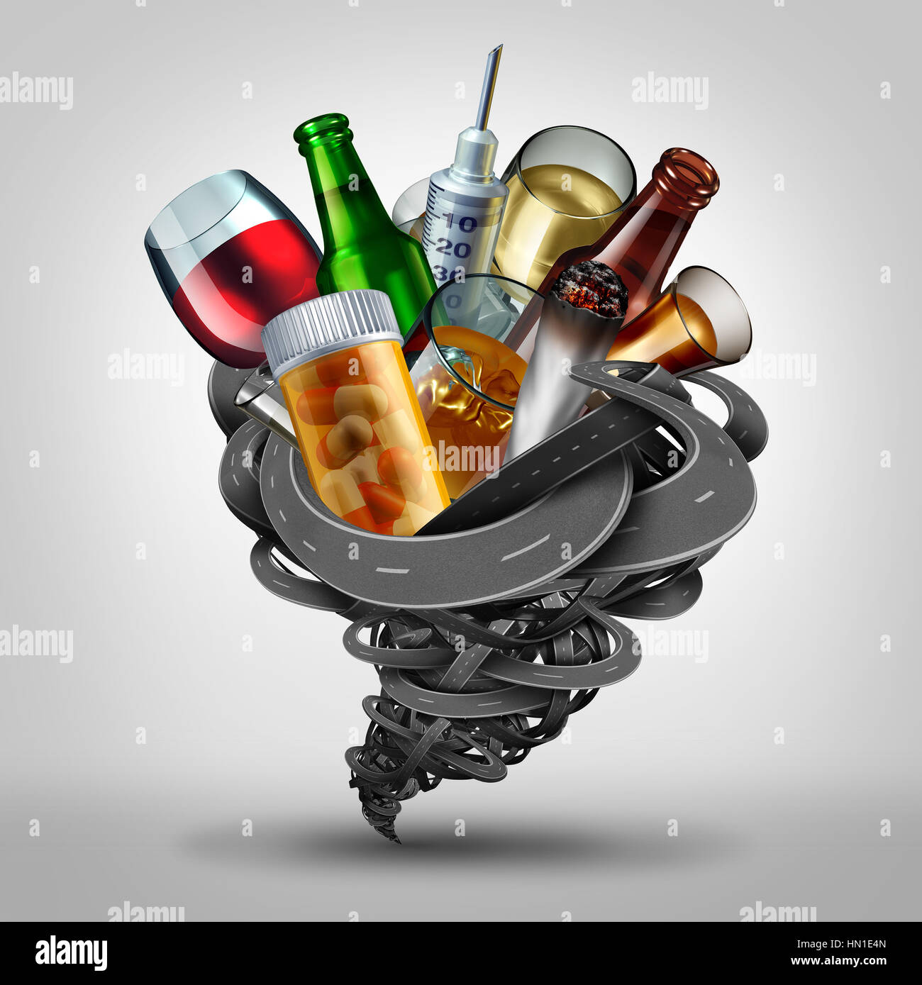 Driving under the influence and impaired driver concept as a symbol for ...