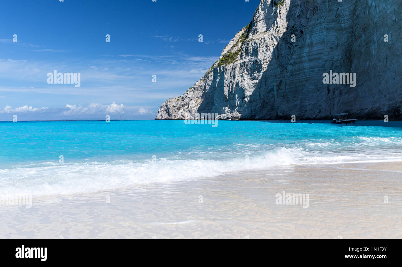 Blue Lagoon and white beach Stock Photo - Alamy