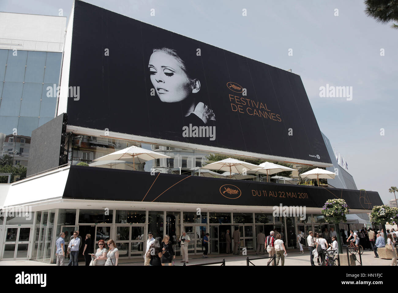 The Palais for the Cannes Film Festival in Cannes, France on May 10 ...