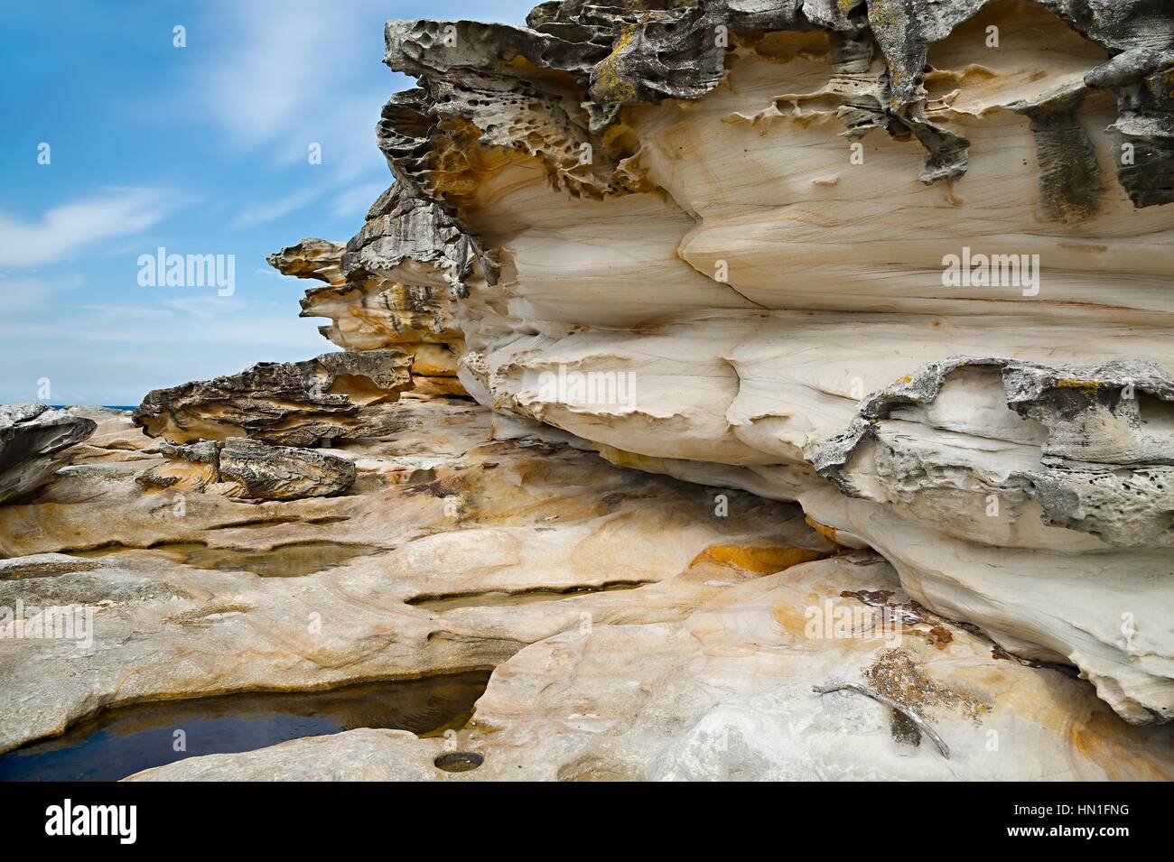 Coastal rock formations Stock Photo - Alamy
