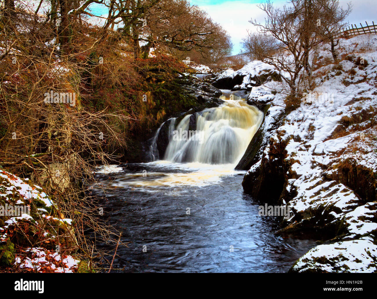 Ingleton waterfalls trail hi-res stock photography and images - Alamy