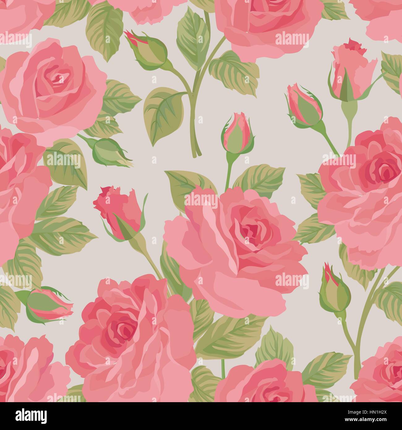 Floral bouquet seamless pattern. Flower posy background. Ornamental ...