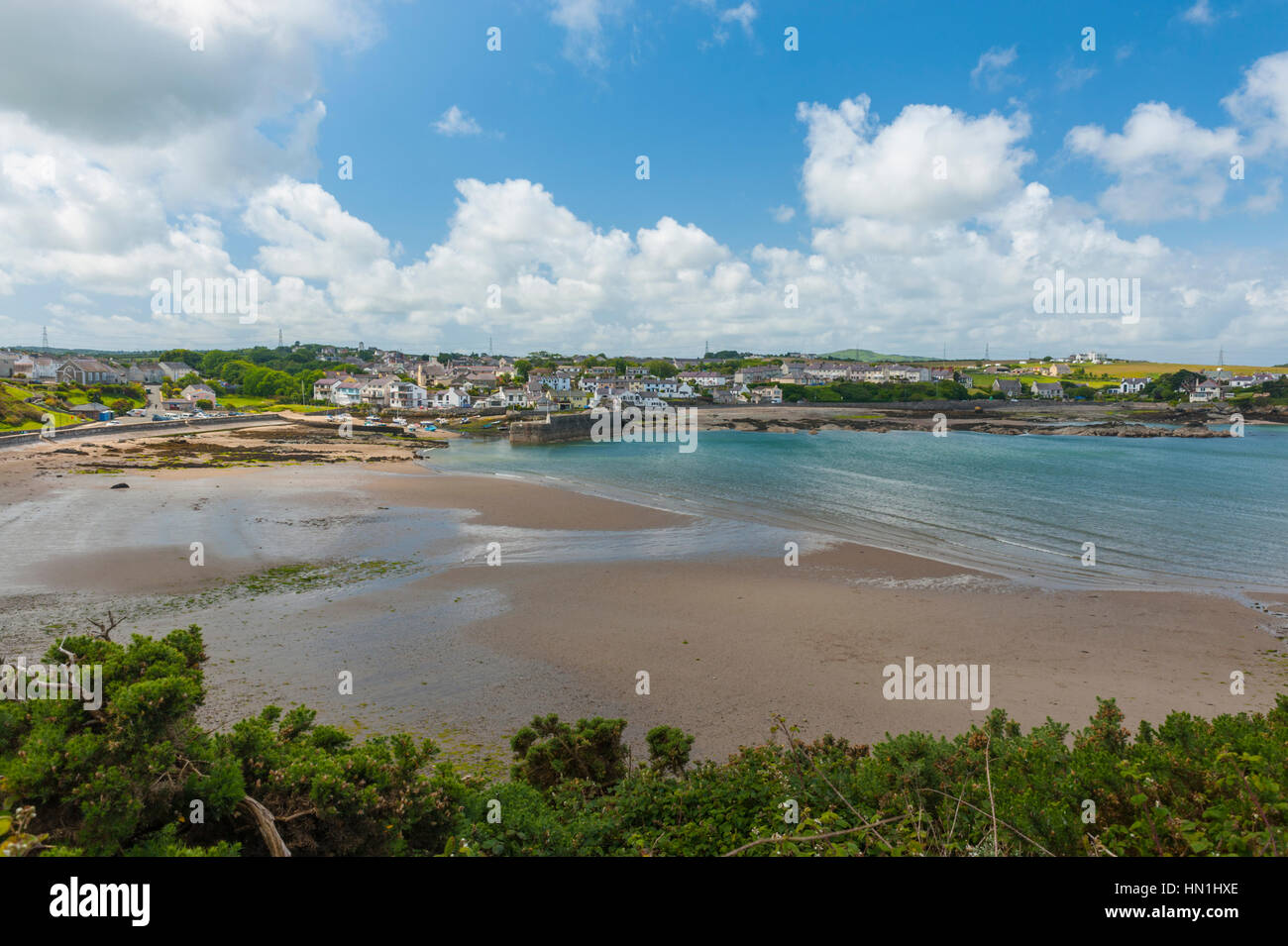 Area of outstanding natural beauty ynys mon hi-res stock photography ...