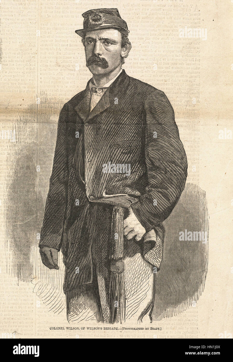 Winslow Homer - Colonel Wilson, of Wilson's Brigade Stock Photo - Alamy