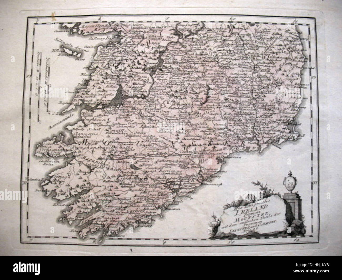 Ireland map old hi-res stock photography and images - Alamy