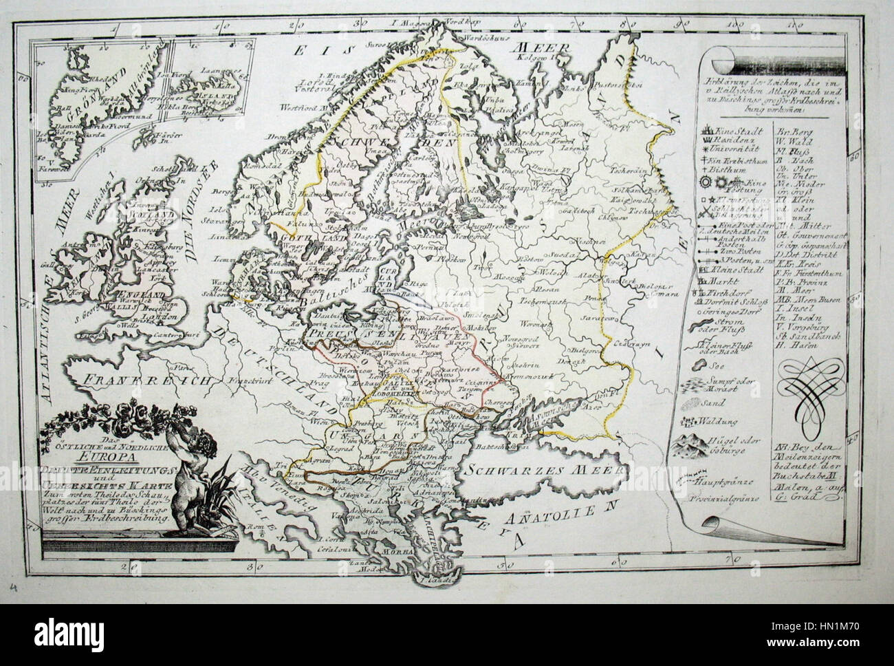 Northern europe map historical hi-res stock photography and images - Alamy