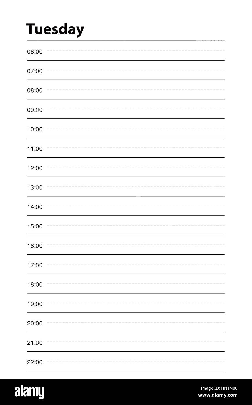 Daily planner hi-res stock photography and images - Alamy