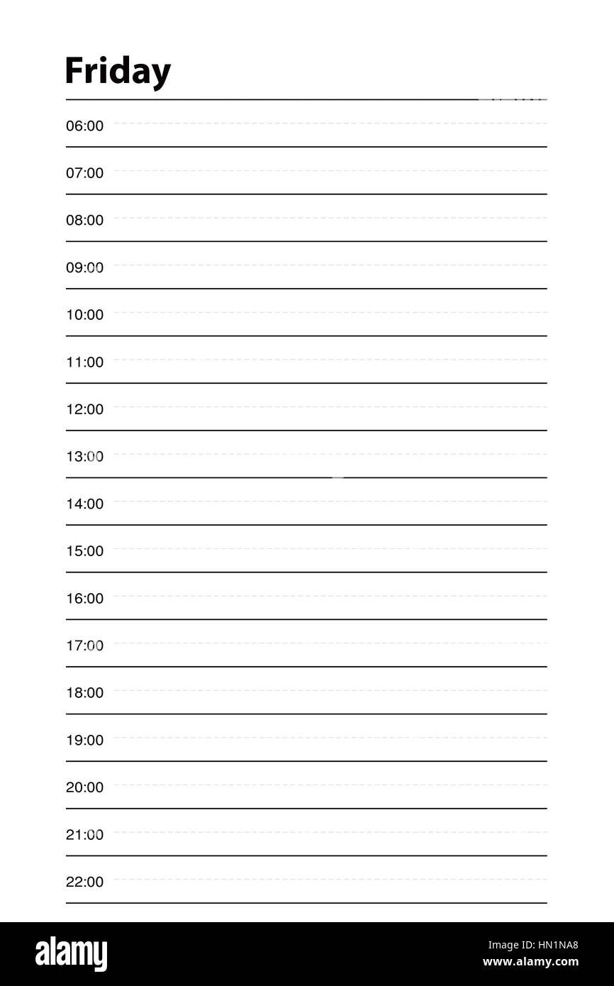 Daily planner hi-res stock photography and images - Alamy