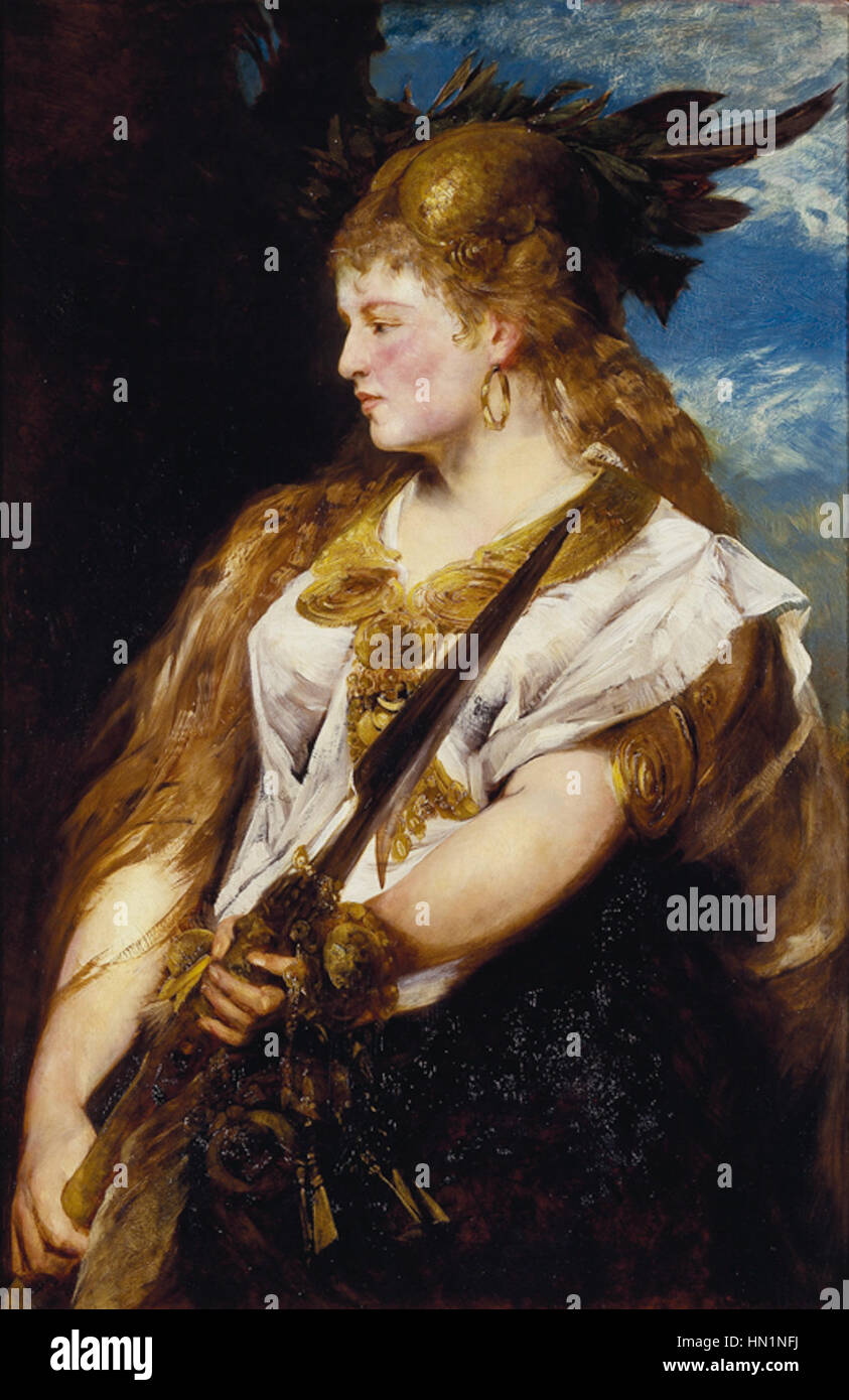 Makart hans die valkyrie Stock Photo - Alamy