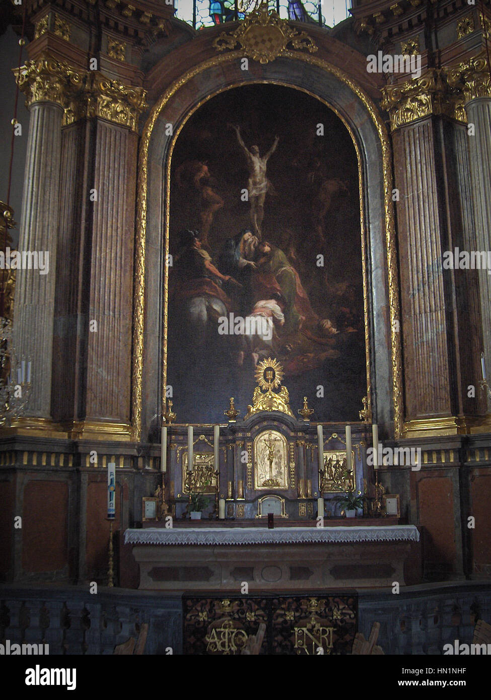 Maria Taferl Wallfahrtsbasilika, a Baroque church in Austria, is a ...