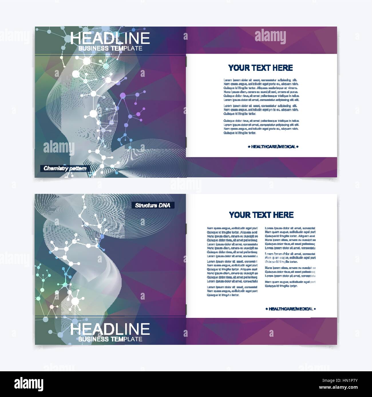 Templates for square brochure. Leaflet cover presentation. Business ...