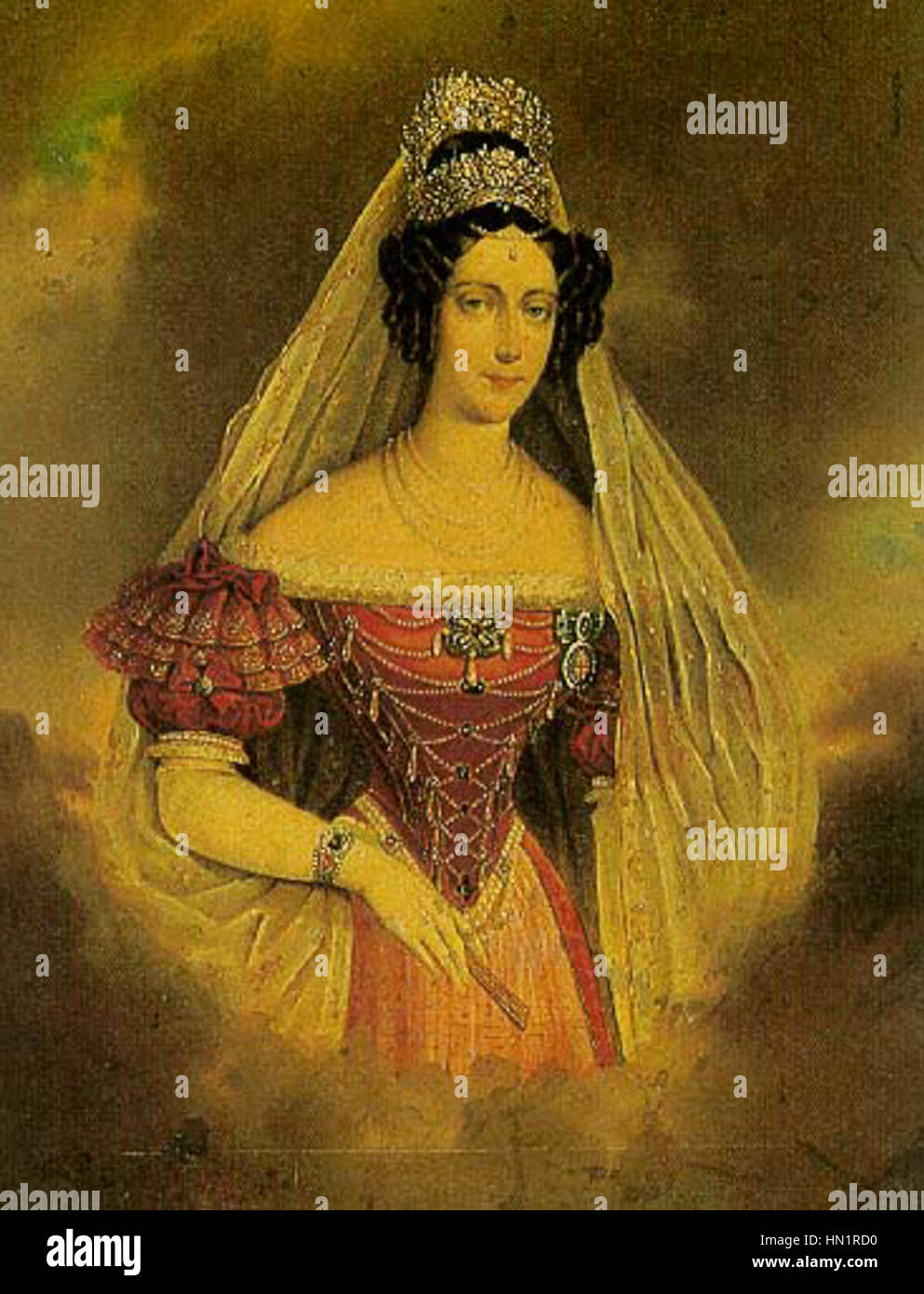 Maria Anna Carolina Pia Savoia 1803 1884 Stock Photo - Alamy