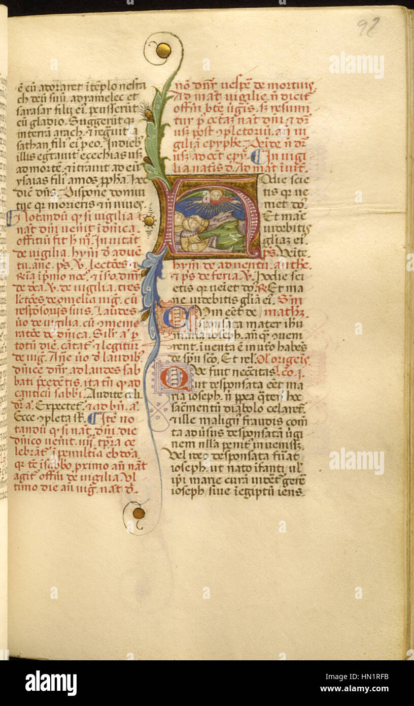 Master of the Vitae Imperatorum - Leaf from Breviary - Walters W33291R - Open Obverse Stock ...