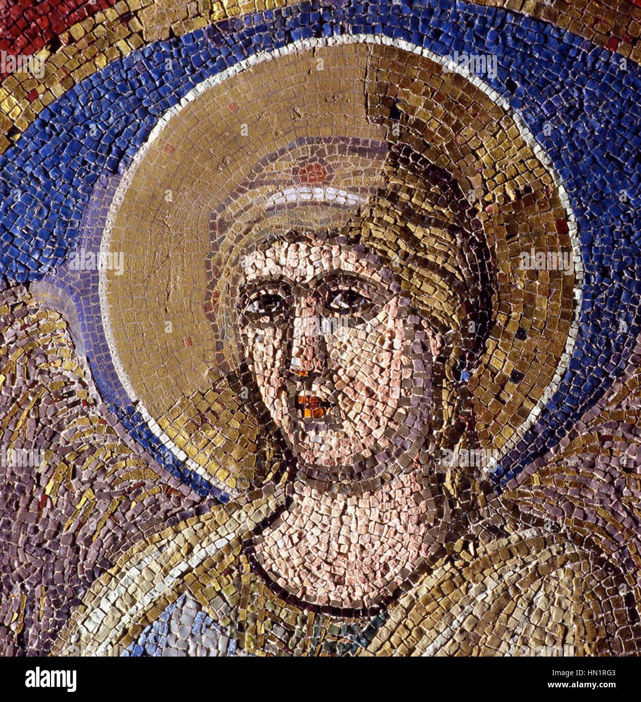 The Navicella mosaic fragment, located in the Vatican, depicts a ...