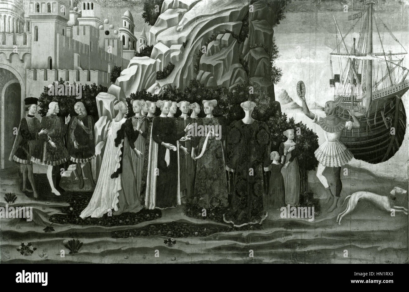 'The Embarkation of Helen for Cythera' by the Master of the Stories of ...