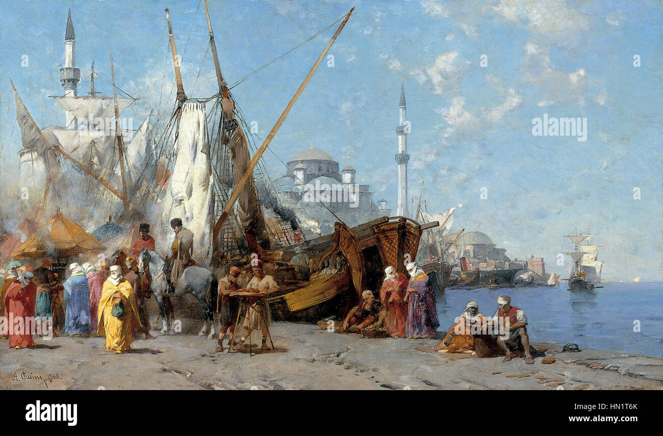 Merket in Istanbul Stock Photo - Alamy