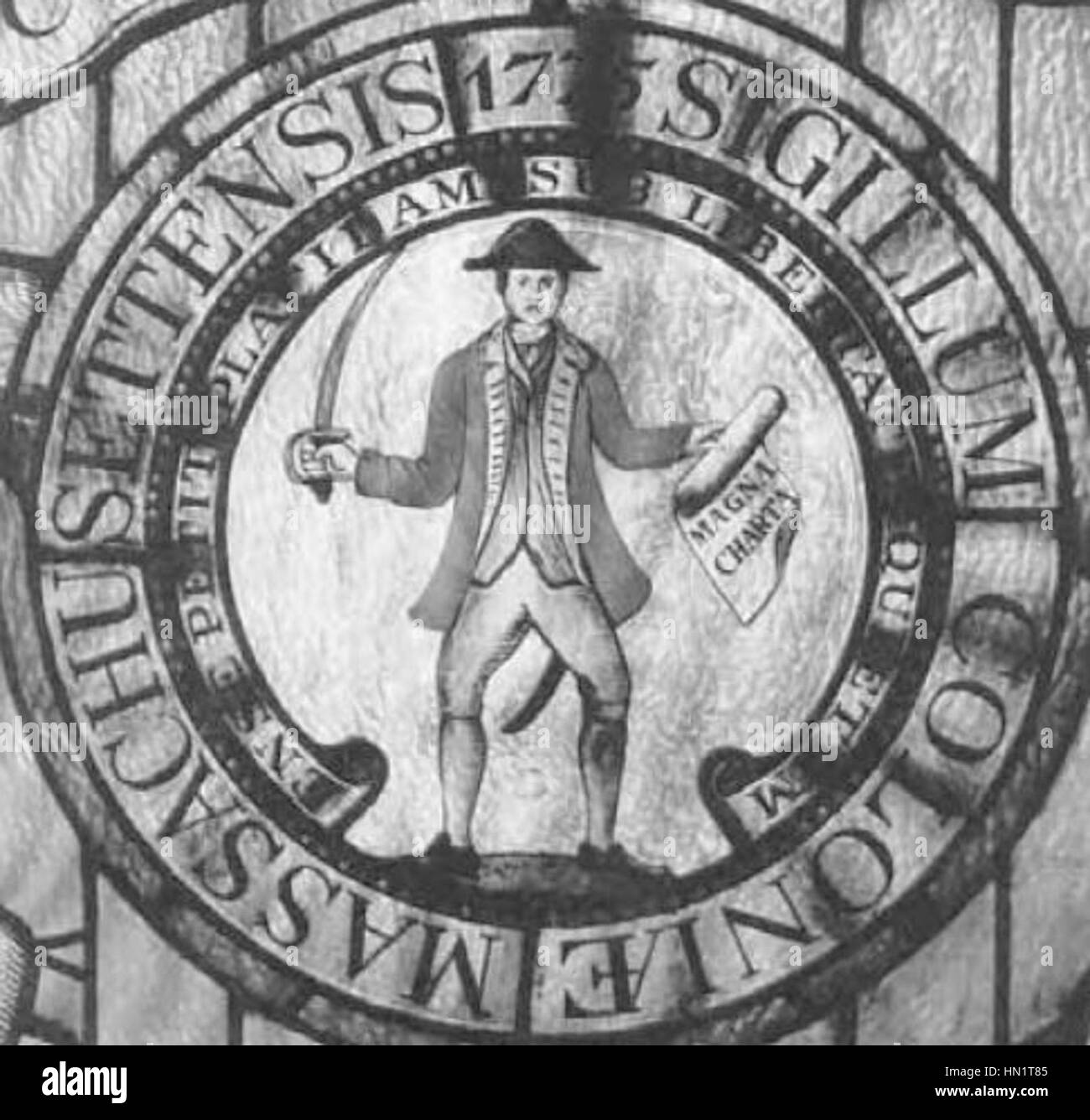 Massachusetts 1775 Black and White Stock Photos & Images - Alamy
