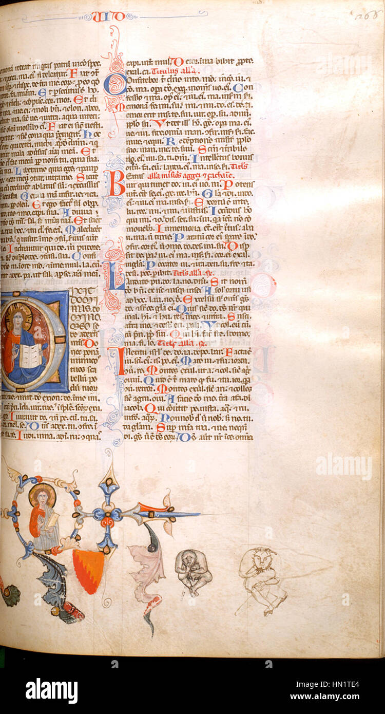 This leaf from the Bentivoglio Bible, attributed to the Miniatore di S ...