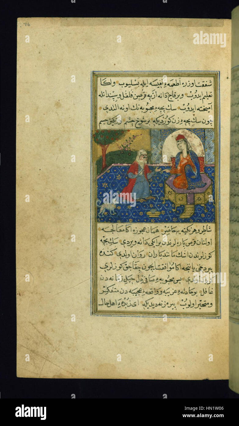 Muhammad ibn 'Ali Katib al-Samarqandi - Old Woman Convincing a Young ...