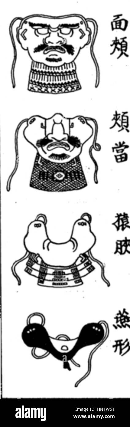 Mengu (samurai facial armor Stock Photo - Alamy