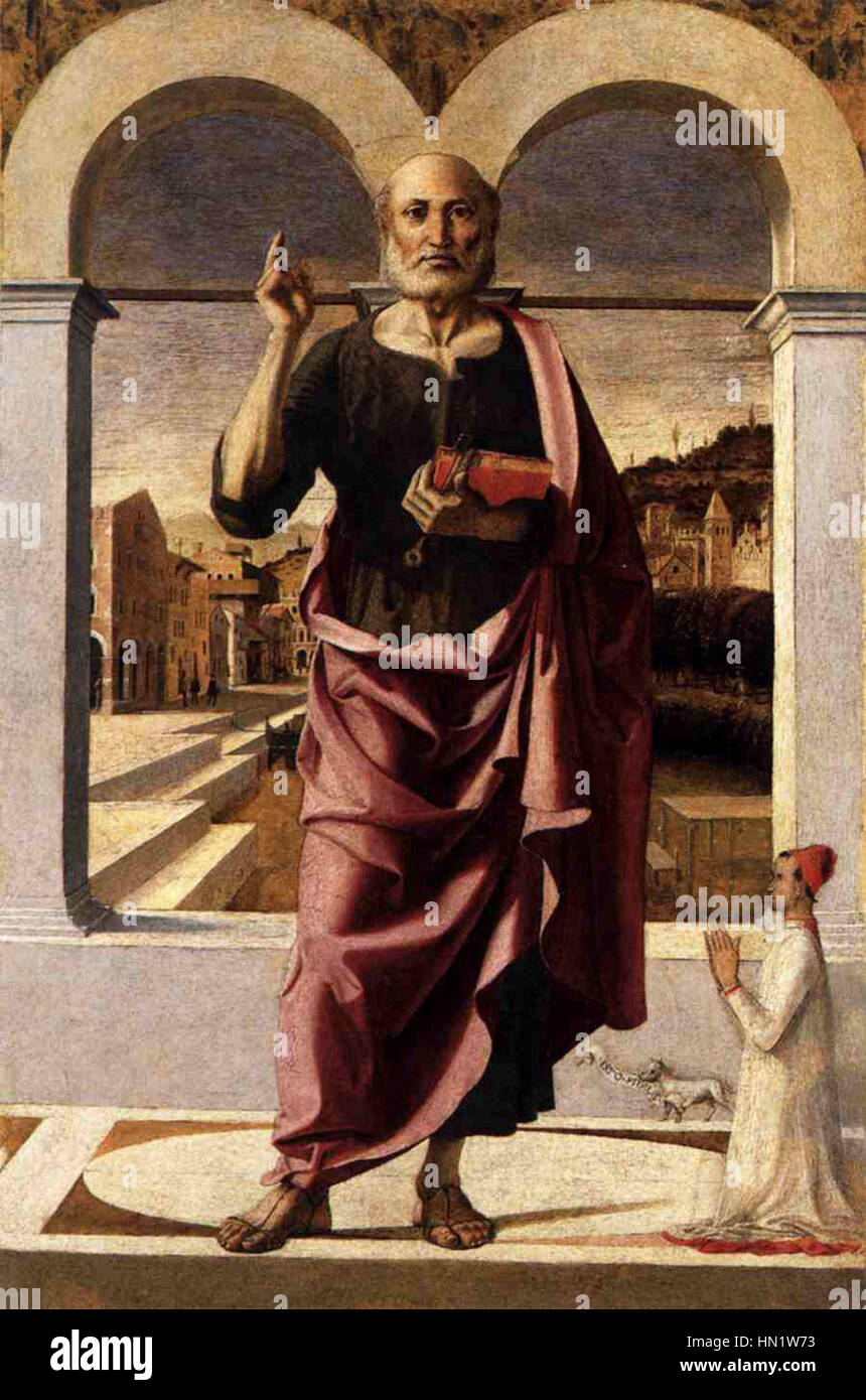 St peter blessing hi-res stock photography and images - Alamy