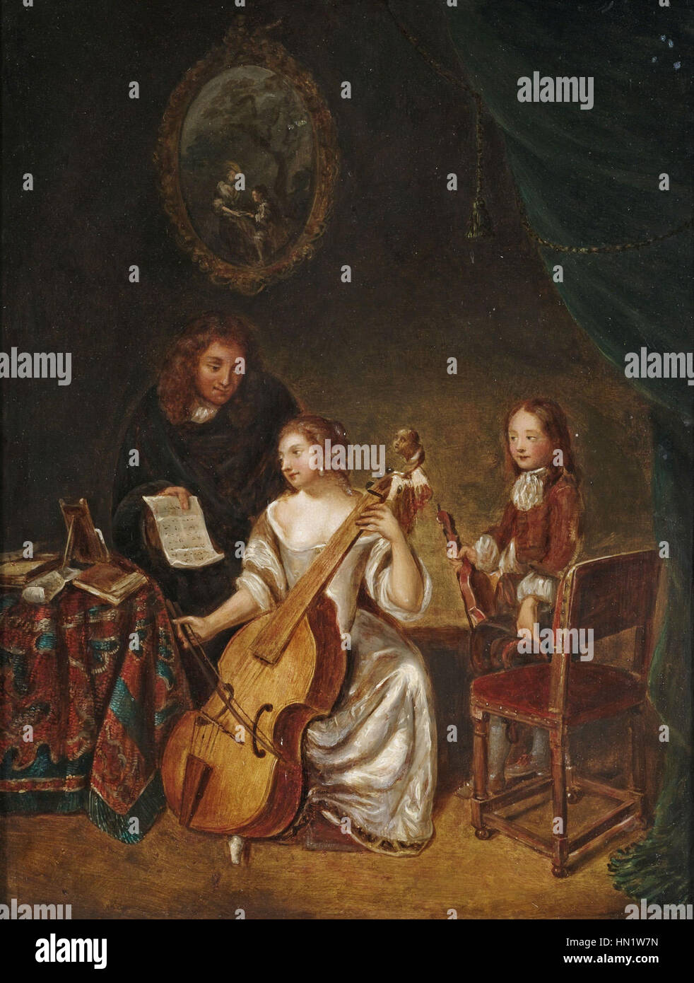 Caspar netscher hi-res stock photography and images - Alamy