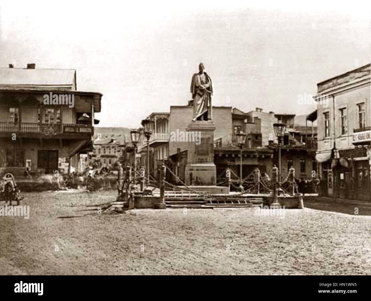 The Monument to Count Mikhail Vorontsov, designed in 1880, commemorates ...