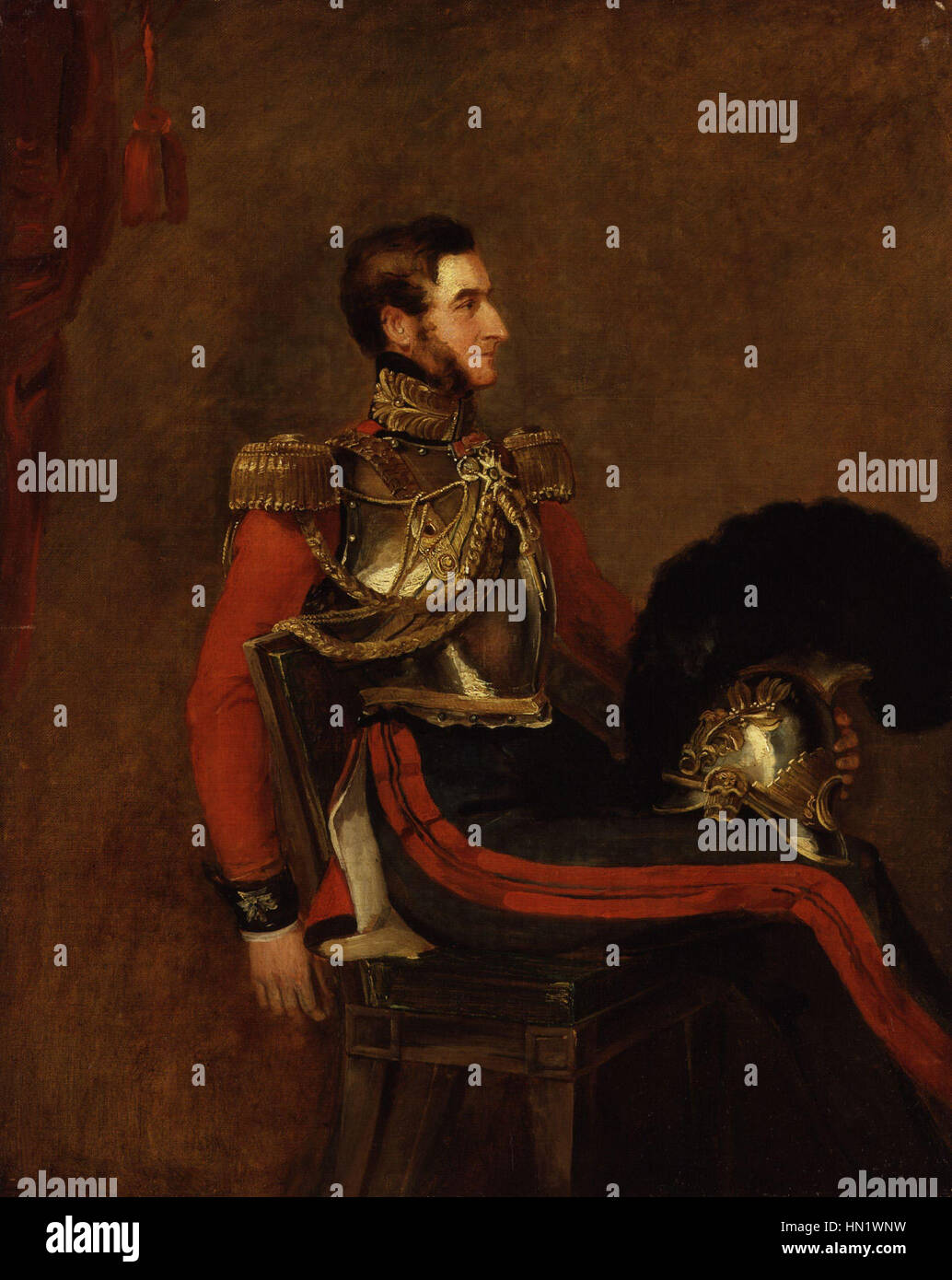 Edward Pyndar Lygon by William Salter Stock Photo - Alamy