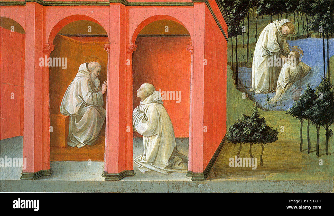Lippi, Saint Benedict Orders Saint Maurus to the Rescue of Saint ...