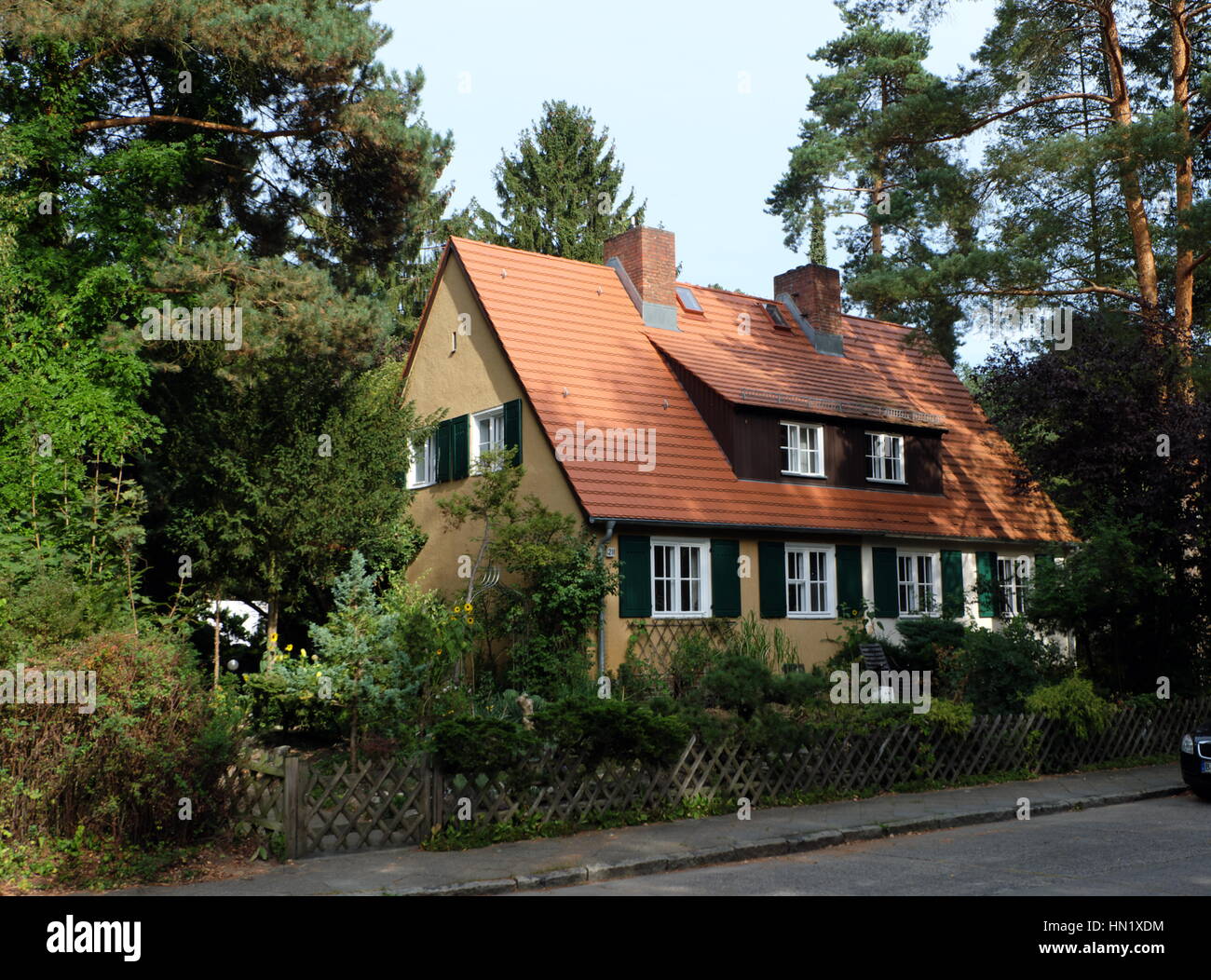 Housing for members of the SS and their families built in the 1930's in ...
