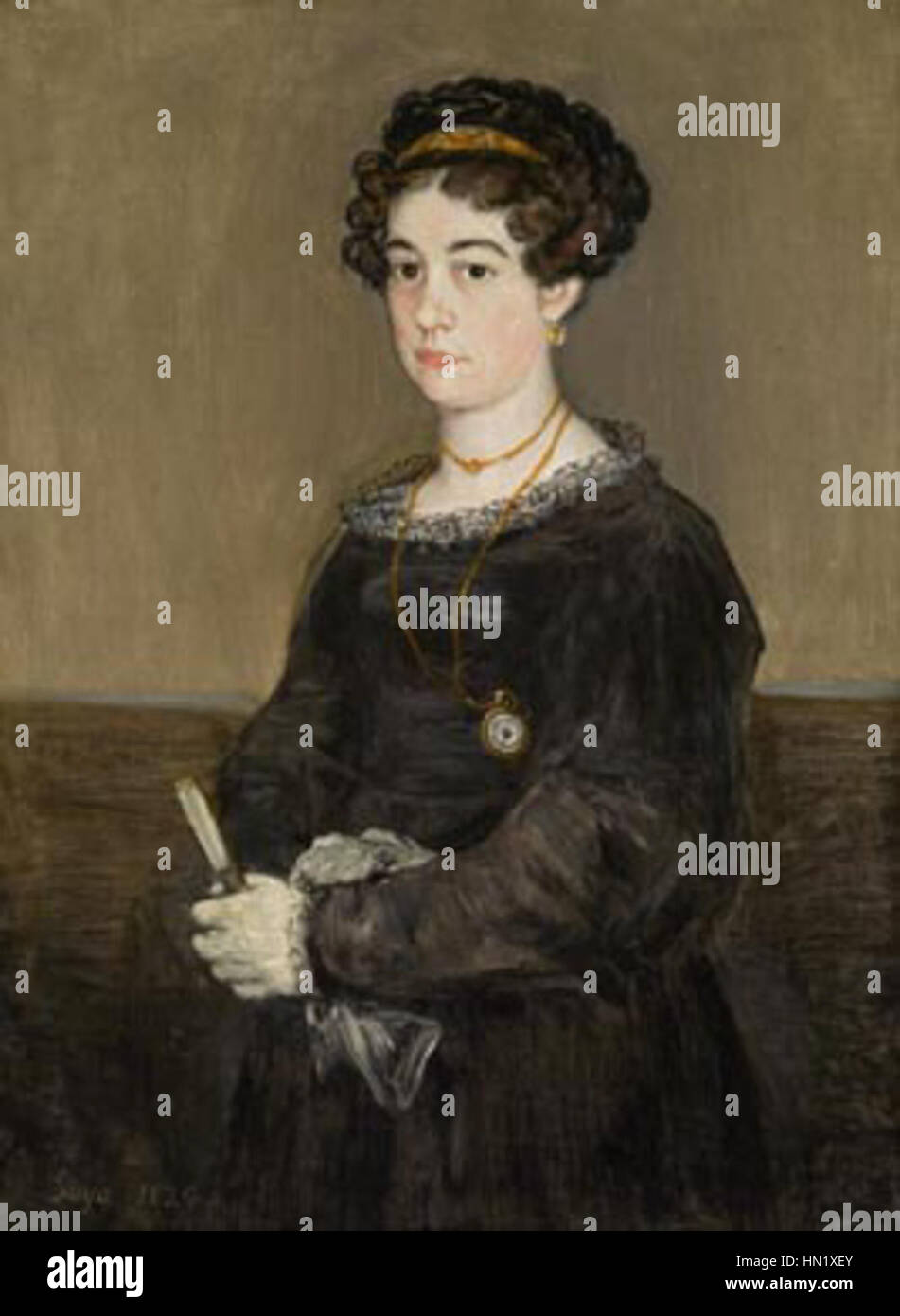 Maria Martinez de Puga Goya 1824 Stock Photo - Alamy