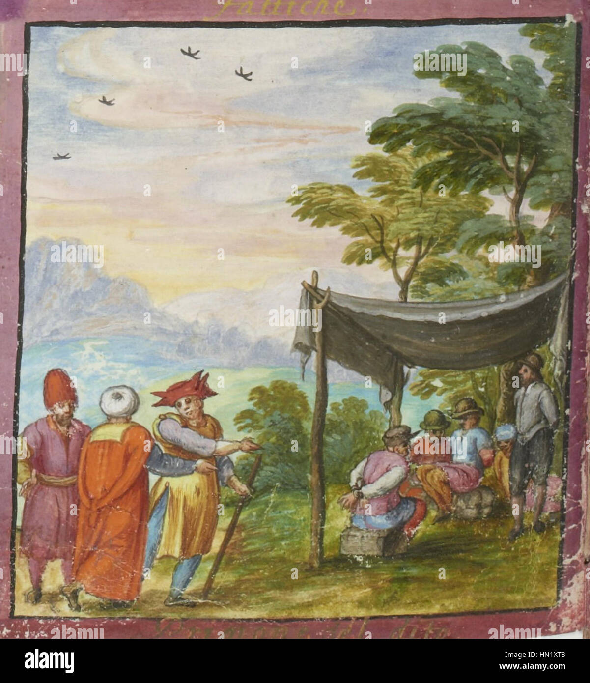 'Magius Voyages et aventures' is a historical illustration depicting ...