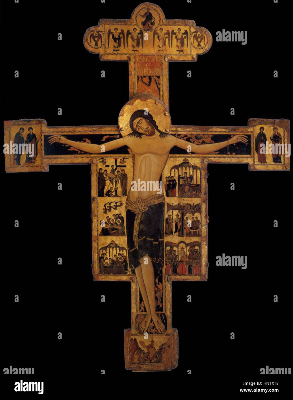 This Byzantine crucifix, created around 1230, is part of the National ...