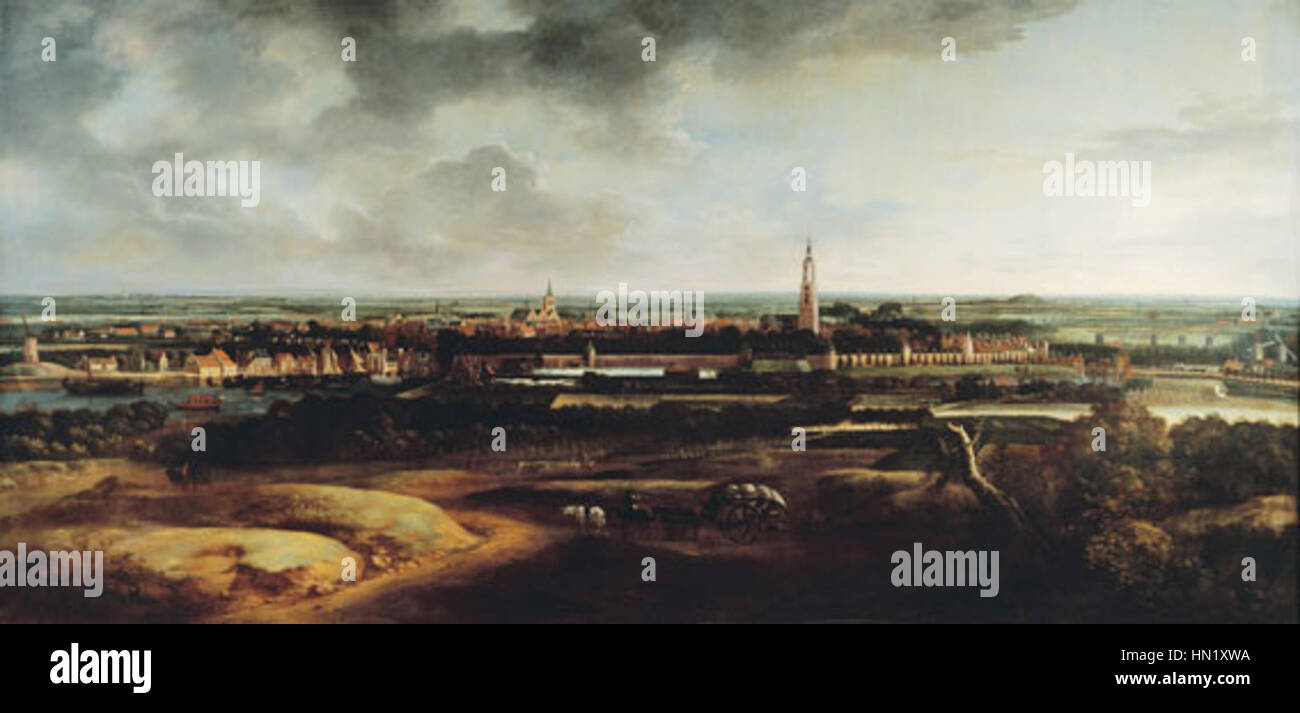 Matthias Withoos - Gezicht op Amersfoort Stock Photo - Alamy