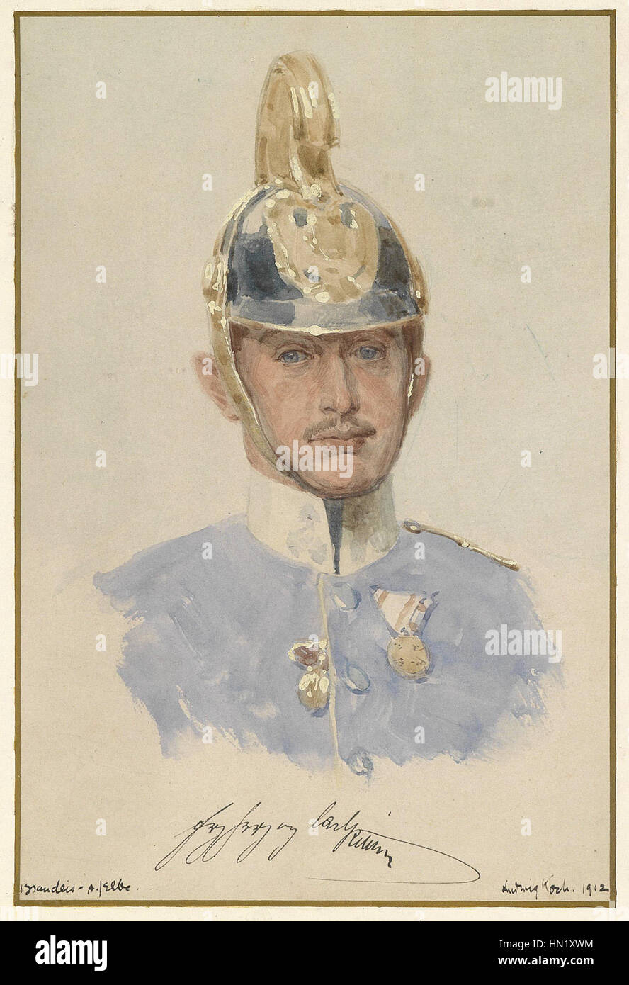 Ludwig Koch Erzherzog Carl Franz Joseph 1912 Stock Photo - Alamy