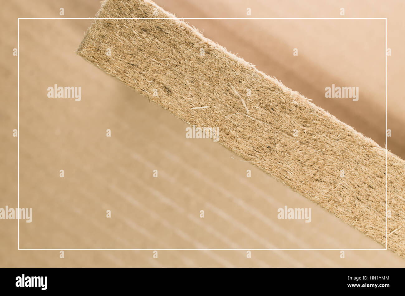 thermal insulating compressed hemp fiber panel - top view Stock Photo - Alamy