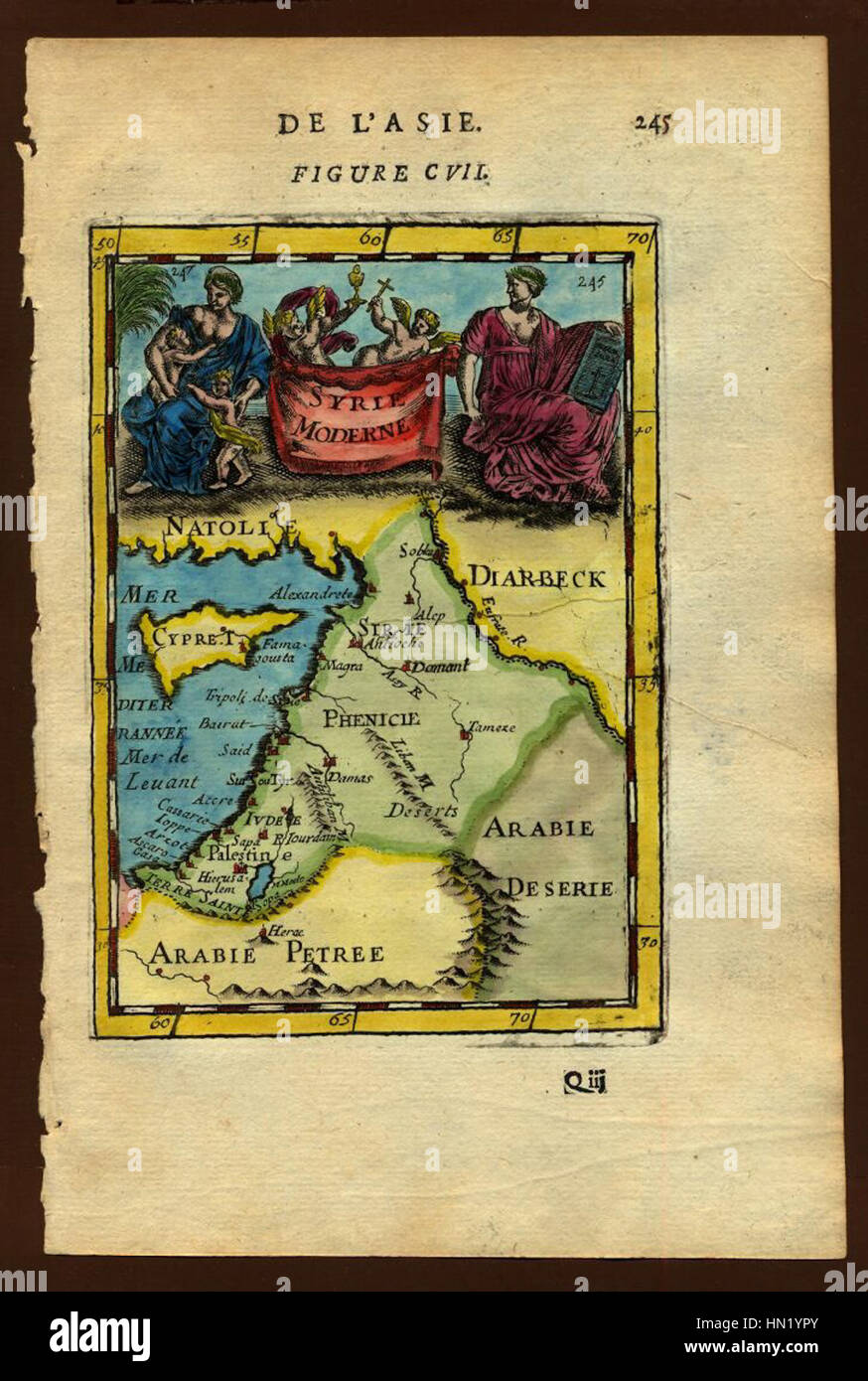 Map of Phenicie, Description de L'Universe (Alain Manesson Mallet, 1683 ...